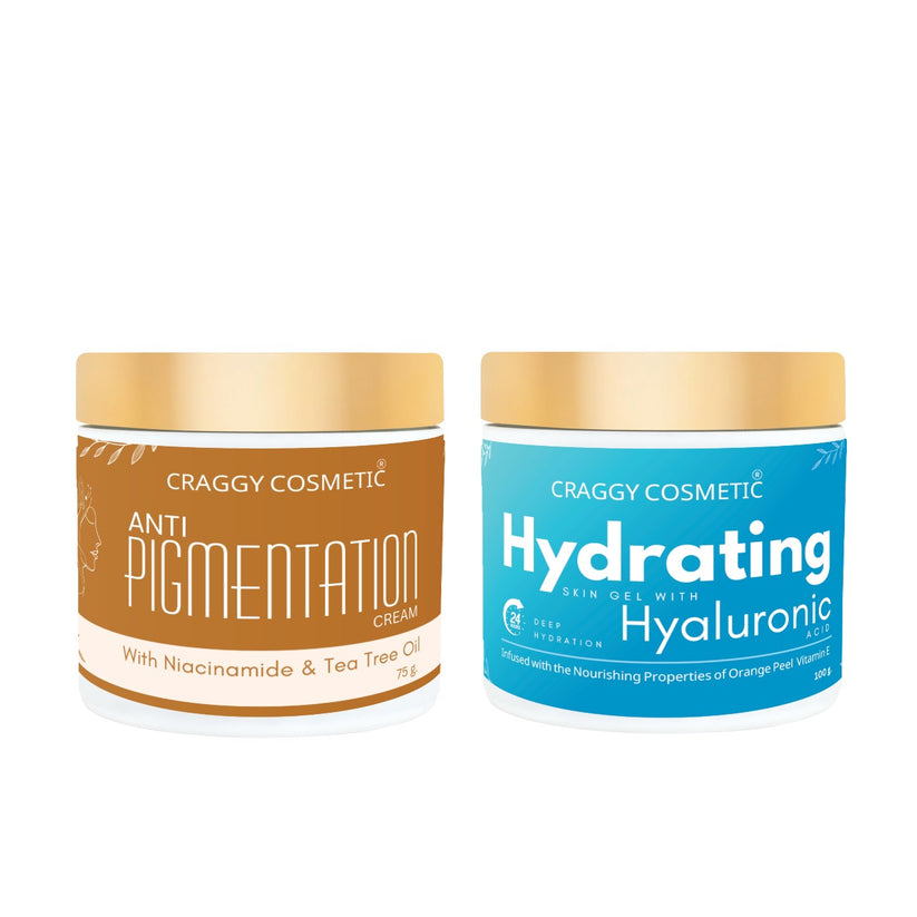 Hydration & Glow Skincare Duo – Hyaluronic Gel & Anti-Pigmentation Cre ...
